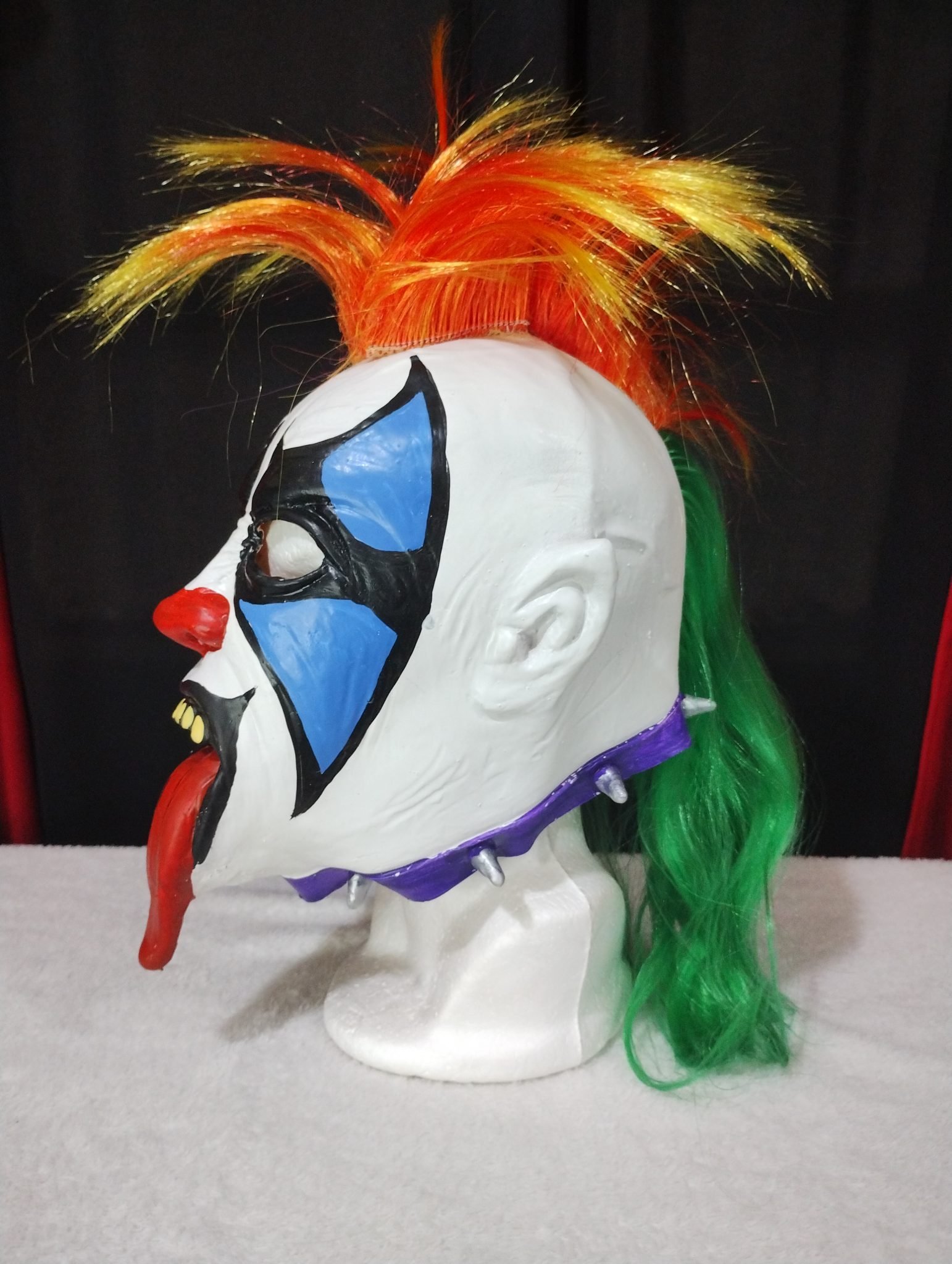 Mascara Psycho Clown luchador Latex – Komienza la Función