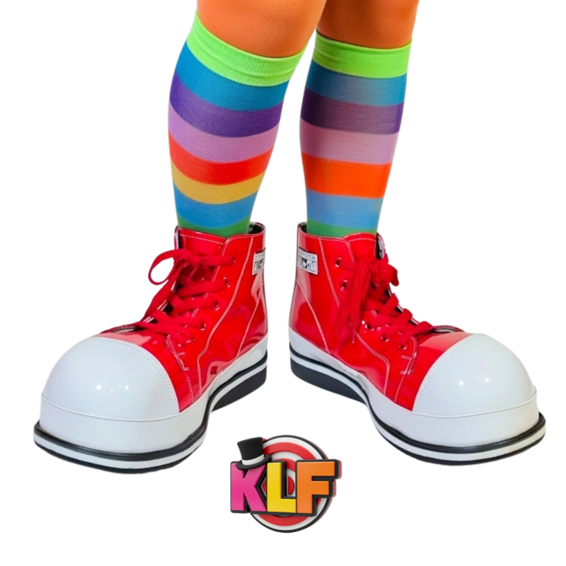 29 Zapatos Tenis para Payaso Clownverse rojos – Komienza la Función