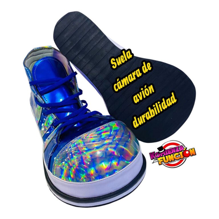 28 Zapatos Tenis para Payaso Adiclown Azul Tornasol – Komienza la Función