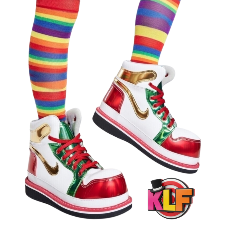 30 Zapatos Tenis para Payaso Mike Mundial – Komienza la Función