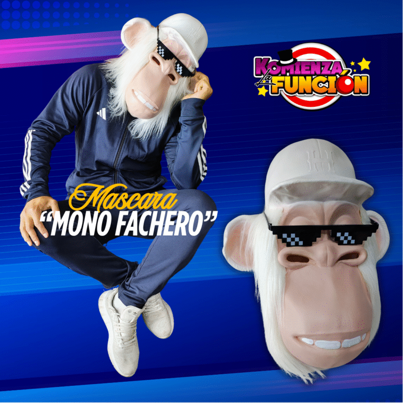 🐵 Máscara de Mono Peludo y Fachero – ¡El rey del estilo salvaje! 🎉 ...